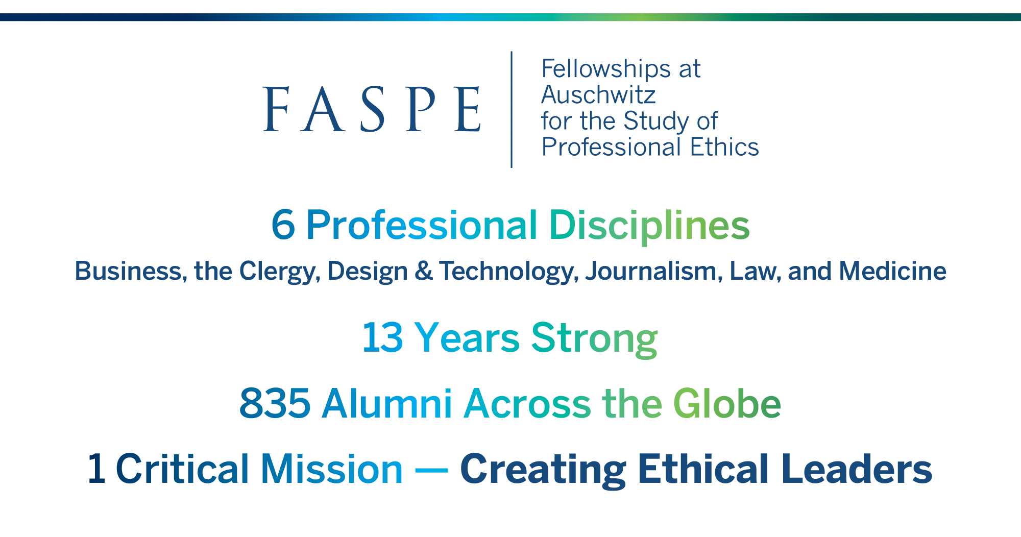 2023 Awards for Ethical Leadership | FASPE